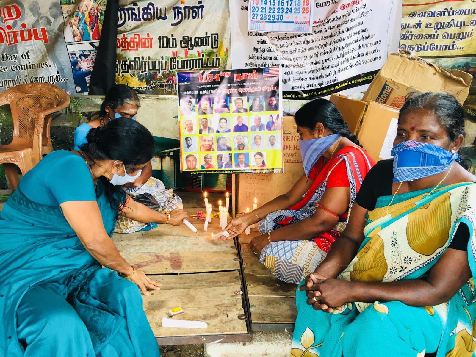 Vavuniya families commemorate Tamil diaspora deaths from COVID-19 ...