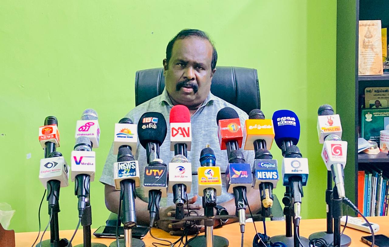 TELO leader Adaikkalanathan warns of protests over naval land grab in ...
