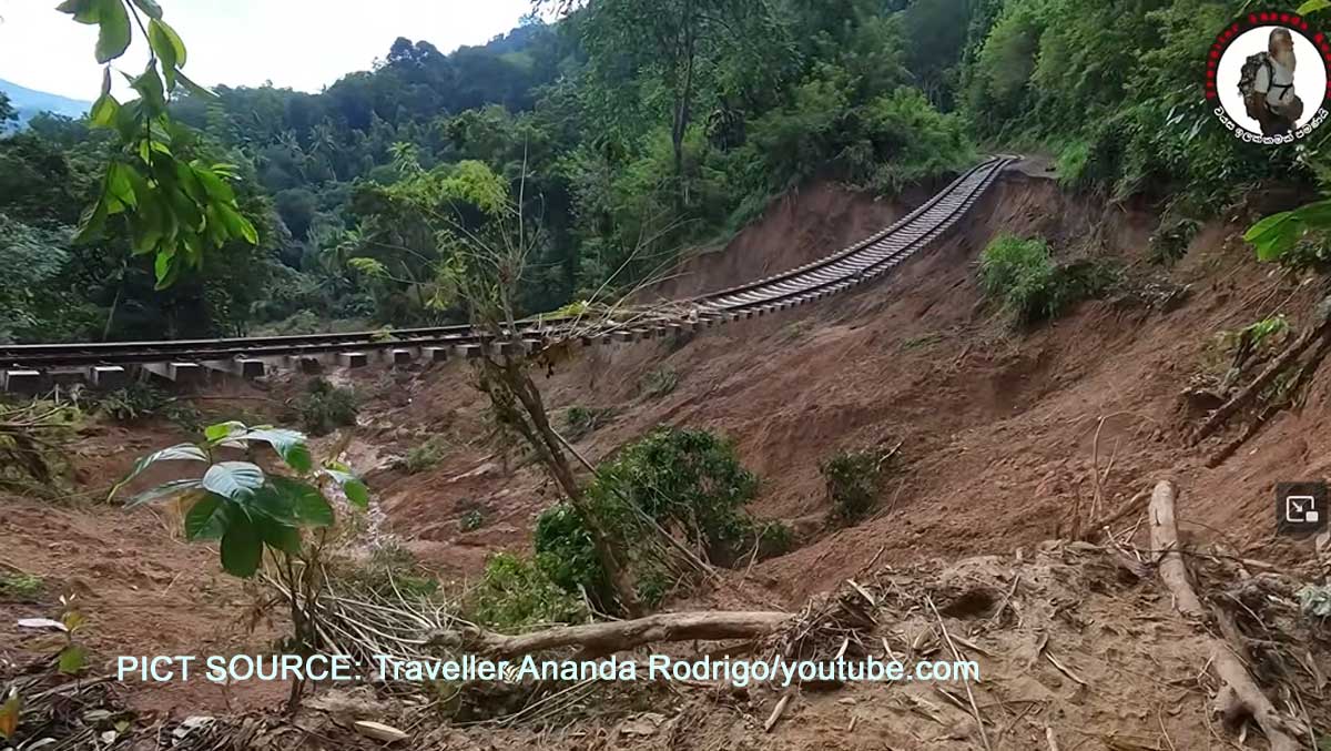 Sri Lanka’s rail network collapses under Cyclone Ditwah | Tamil Guardian