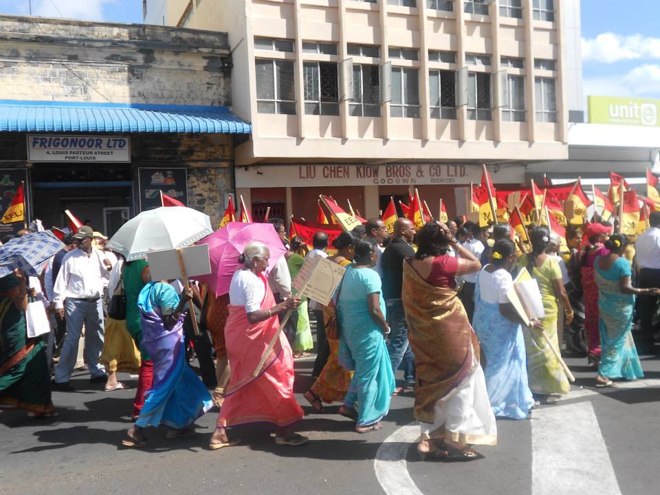 Mauritians march to demand end to genocide | Tamil Guardian