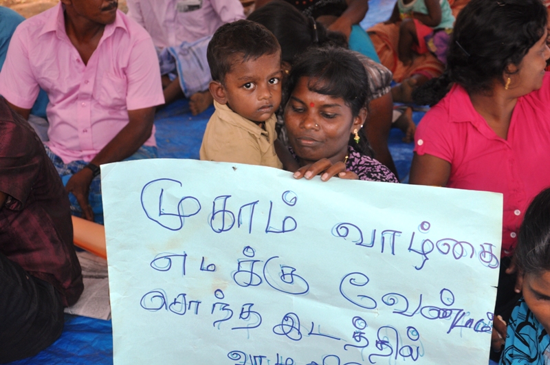 Tamil IDPs in Mallakam urge resettlement | Tamil Guardian