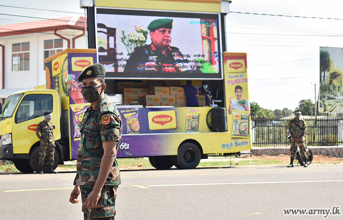 Nestle vans play messages from Sri Lanka’s army commander | Tamil Guardian